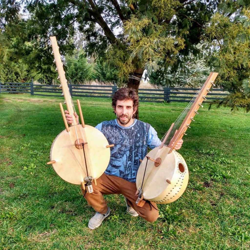 Professional luthier's Ngoni made with Wooden acustic box (not calabash ...